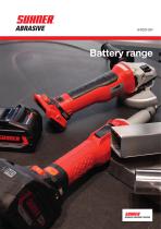 Battery-powered portable grinder - AMG 6-RL - SUHNER Schweiz AG - brushless / cordless / finishing