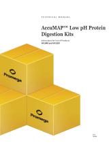 AccuMAP™ Low pH Protein Digestion Kits - Promega Corporation - PDF ...