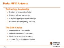 Parlex RFID Antenna Technology - Johnson Electric - PDF Catalogs ...
