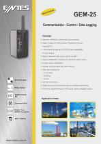 GEM-25 modemRTU - ENTES - PDF Catalogs | Technical Documentation | Brochure