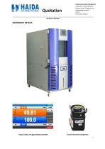 Constant temperature and humidity testing machine - HAIDA EQUIPMENT CO ...