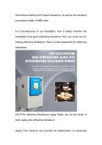 Yellowing Resistance Aging Tester - HAIDA EQUIPMENT CO., LTD - PDF ...