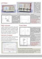 Phase Sensitive Multimeters A new generation of versatile measurement ...