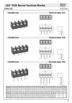 .325" PCB Barrier Terminal Blcoks - T32 - SWITCHLAB INC. - PDF Catalogs ...