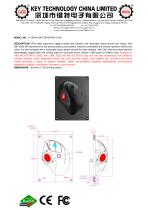 Optical trackball - K-TEK-M129-OTB-AVR-NV-151B - Key Technology China ...