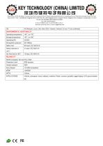 K-TEK-M270-BL-BT-ML-DWP data sheet - Key Technology China Limited - PDF Catalogs | Technical ...
