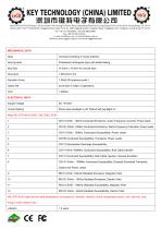 K-TEK-M365HP-KP-FN-BL-ML-EMC-OEM data sheet - Key Technology China ...