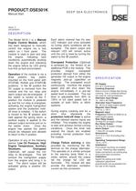 DSE501K - DES - PDF Catalogs | Technical Documentation | Brochure