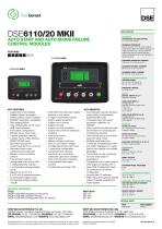 DSE6110 MKII - DES - PDF Catalogs | Technical Documentation | Brochure