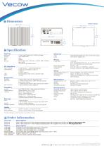 ECS-7100 Series - Vecow Co., Ltd. - PDF Catalogs | Technical ...