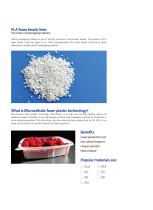 Useon-PLA Foam Beads Line-PLA Series - USEON Technology Limited - PDF ...