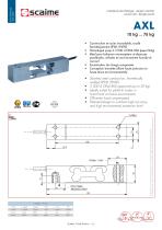 Load cell - Single point -AXL - SCAIME - PDF Catalogs | Technical ...