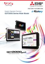 HMI with touch screen - GT27 series - MITSUBISHI Automation - panel ...