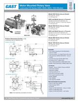 Rotary Vane Compressors & Vacuum Pumps - GAST - PDF Catalogs ...