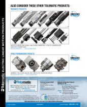 Electric Actuator - Tolomatic, TOL-O-MATIC - PDF Catalogs | Technical ...