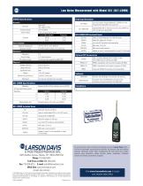 831-LOWN - Larson Davis - PDF Catalogs | Technical Documentation | Brochure