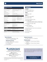 CAL150, Precision Acoustic Calibrator - Larson Davis - PDF Catalogs ...