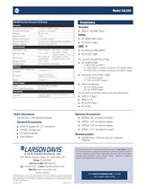 CAL250, Precision Acoustic Calibrator - Larson Davis - PDF Catalogs ...