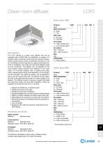 Cleanroom diffusers - LINDAB - PDF Catalogs | Technical Documentation ...