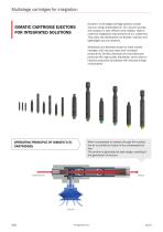 Multistage cartridges for integration - GIMATIC - PDF Catalogs | Technical Documentation | Brochure