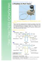 2-Position 6-Port Valve - TAKASAGO FLUIDIC SYSTEMS - PDF Catalogs | Technical Documentation ...