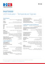 Indicators PAXT0000 - H&b Sensors - PDF Catalogs | Technical ...