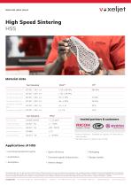 High Speed Sintering - voxeljet - PDF Catalogs | Technical ...