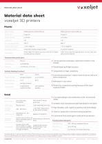 Material data sheet voxeljet 3D printers - voxeljet - PDF Catalogs ...