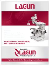 HORIZONTAL UNIVERSAL MILLING MACHINES - REPUBLIC LAGUN - PDF Catalogs ...