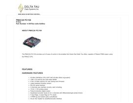 PMAC2A PC/104 - Delta Tau - PDF Catalogs | Technical Documentation | Brochure