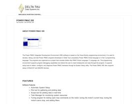 POWER PMAC IDE Part Number: 3A0-0PPIDE-35X - Delta Tau - PDF Catalogs ...