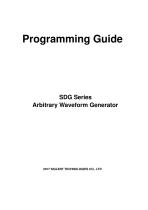 SDG Series Arbitrary Waveform Generator Programming Guide - Siglent ...