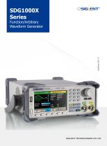 Arbitrary waveform generator - SDG1000X - Siglent Technologies Co., Ltd - function / square ...