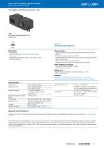 CMF1, CMF4 - SCHURTER - PDF Catalogs | Technical Documentation | Brochure