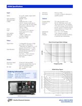SR560 Low-Noise Voltage Preamplifier - Stanford Research Systems - PDF ...