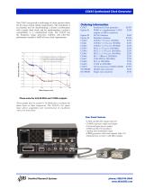 Synthesized Clock Generator - Stanford Research Systems - PDF Catalogs ...