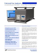 UGA100/200/300 and ULT100/200/300 — 100 amu, 200 amu, and 300 amu ...