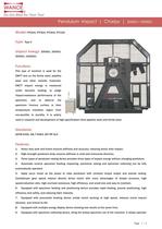 Pendulum impact tester 100000J DWTT test - Shenzhen WANCE Testing ...
