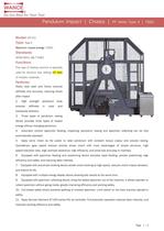 Pendulum impact tester 7500J DT test - Shenzhen WANCE Testing Machine ...