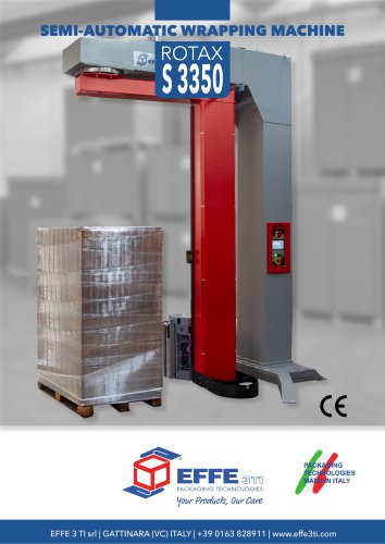 WRAPPING MACHINE FACILE ZERO.1 - ZERO.3 - ZERO.5 - EFFE3TI Packaging ...