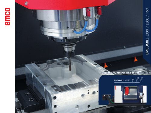 Vertical Milling machine EMCOMILL E 350 - EMCO GmbH - PDF Catalogs | Technical Documentation ...