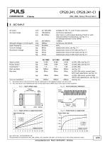 CPS20.241-C1 - PULS GmbH - PDF Catalogs | Technical Documentation | Brochure