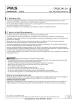 CPS20.241-D1 - PULS GmbH - PDF Catalogs | Technical Documentation | Brochure