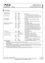 CPS20.241-D1 - PULS GmbH - PDF Catalogs | Technical Documentation | Brochure