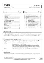 CS10.481 - PULS GmbH - PDF Catalogs | Technical Documentation | Brochure