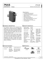 CT5.241 - PULS GmbH - PDF Catalogs | Technical Documentation | Brochure