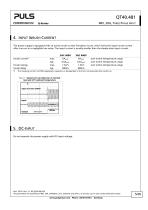 QT40.481 - PULS GmbH - PDF Catalogs | Technical Documentation | Brochure