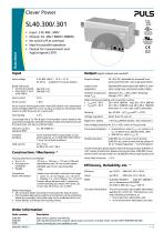 SL40.301 - PULS GmbH - PDF Catalogs | Technical Documentation | Brochure