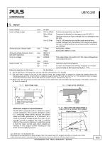 UB10.241 - PULS GmbH - PDF Catalogs | Technical Documentation | Brochure