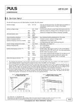UB10.241 - PULS GmbH - PDF Catalogs | Technical Documentation | Brochure
